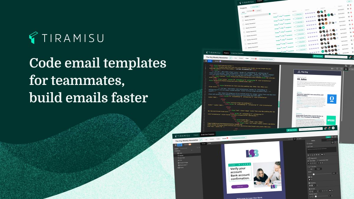 Code email templates for teammates, build emails faster